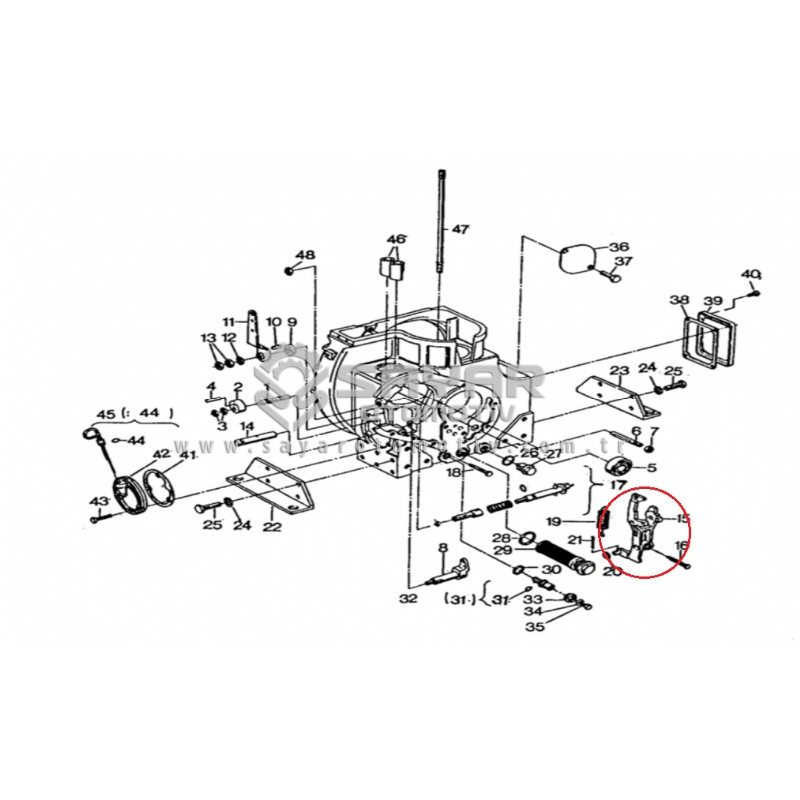 Regülatör Çatalı Pancar Motor E-89 | Sayar Otomotiv Oto - Traktör Yedek ...